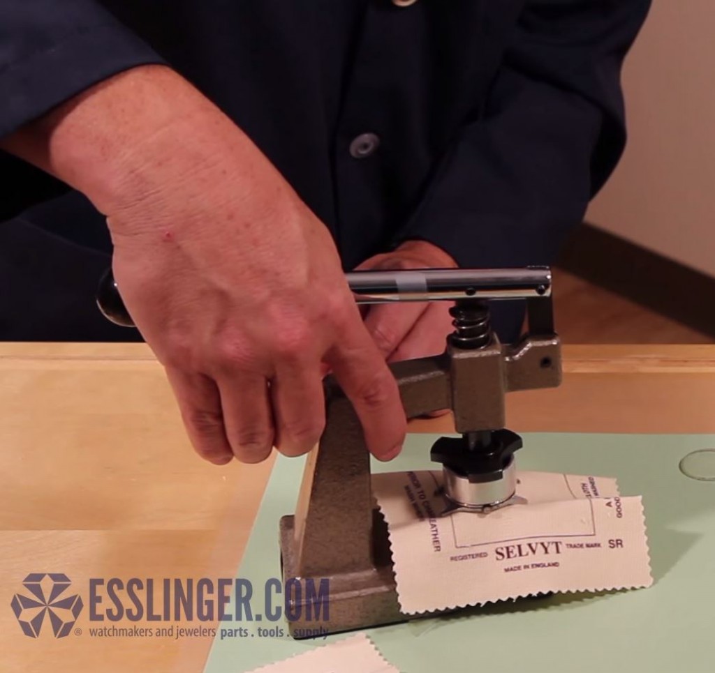 How to Press a Bezel Fit Watch Crystal into Place with a Watch Crystal ...