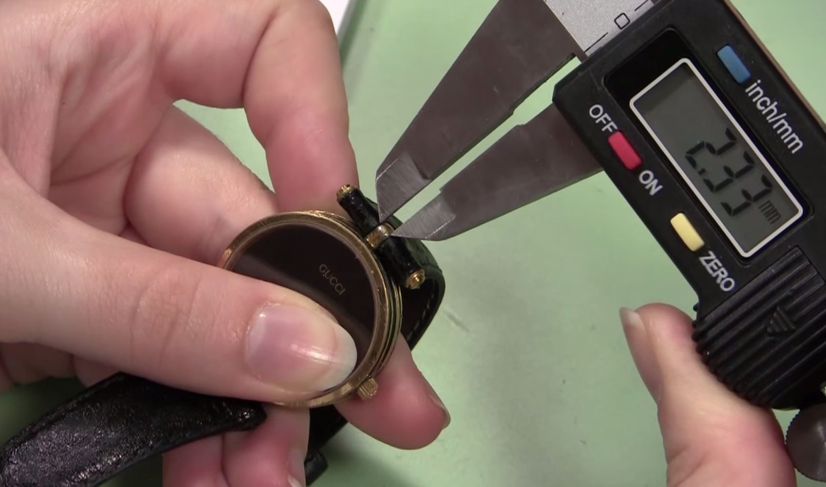 How to Notch a Leather Watch Band for a Gucci Style Watch - Esslinger ...