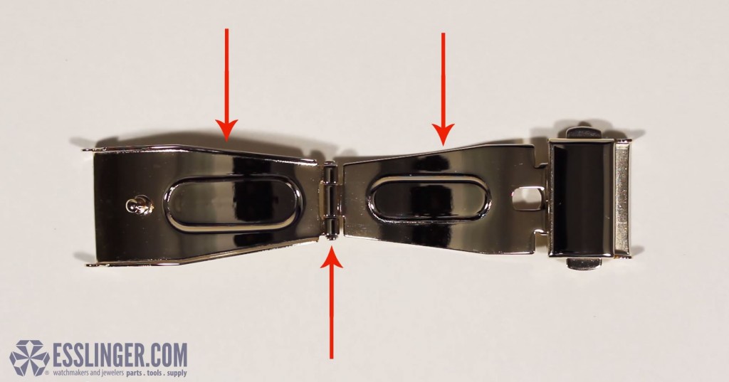 How to Replace a Single Fold Style Watch Band Clasp - Esslinger ...