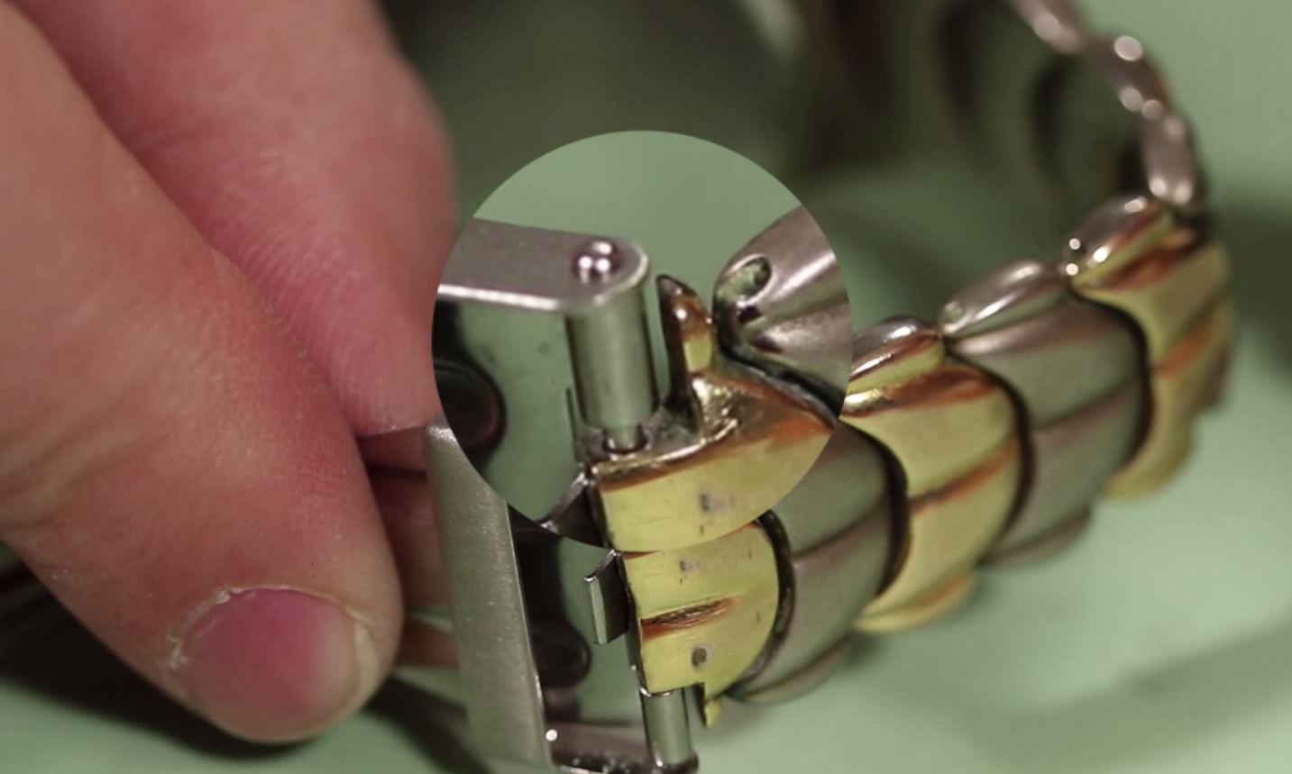 How to Replace a Tri-Fold Style Watch Band Clasp with a Security Catch ...