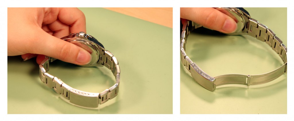 How to Change a Metal Watch Band - Spring Bar Style with End Pieces ...