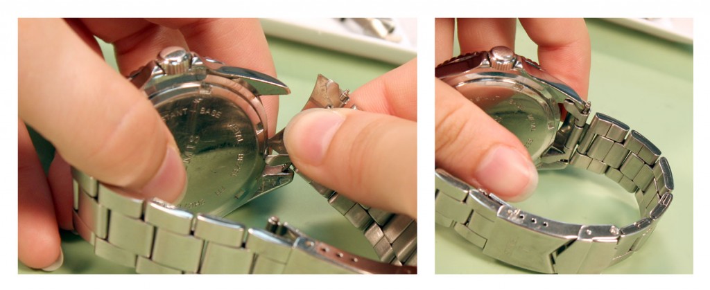 How to Change a Metal Watch Band - Spring Bar Style with End Pieces ...