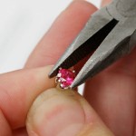How to Use a Gem Setting Pliers to Set a Stone in a Pre Cut Setting ...