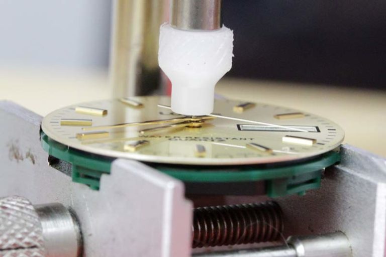 How to Use Horotec 3 Position Watch Hand Press - Esslinger Watchmaker ...