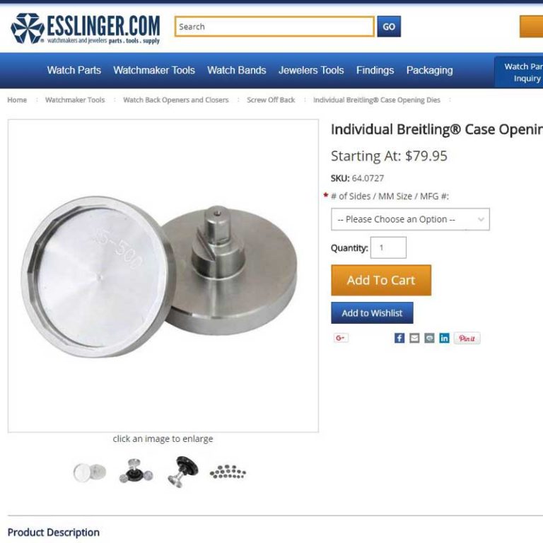 How to Measure Watch Case Back for Case Opening Dies - Esslinger ...